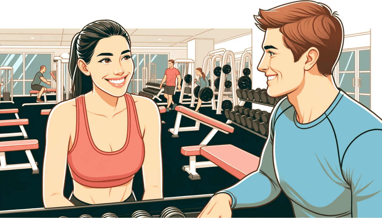 15 Body Language Signs A Girl At The Gym Likes You - Attraction Diary