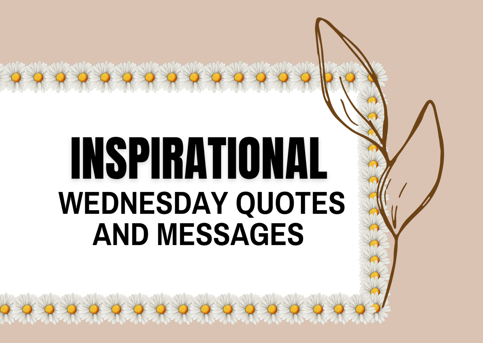 120 Inspirational Wednesday Quotes And Messages - Attraction Diary