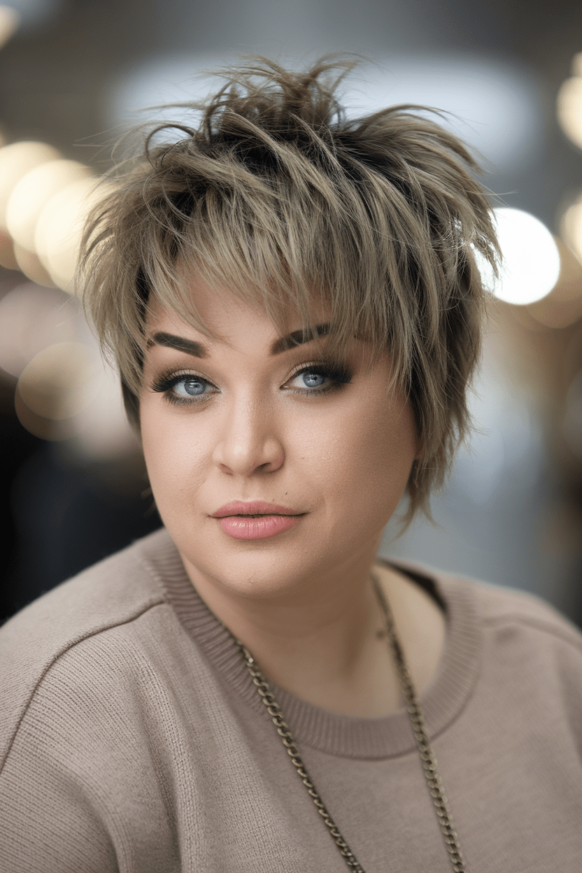 20 Short Haircuts for Women With Chubby Faces - Attraction Diary