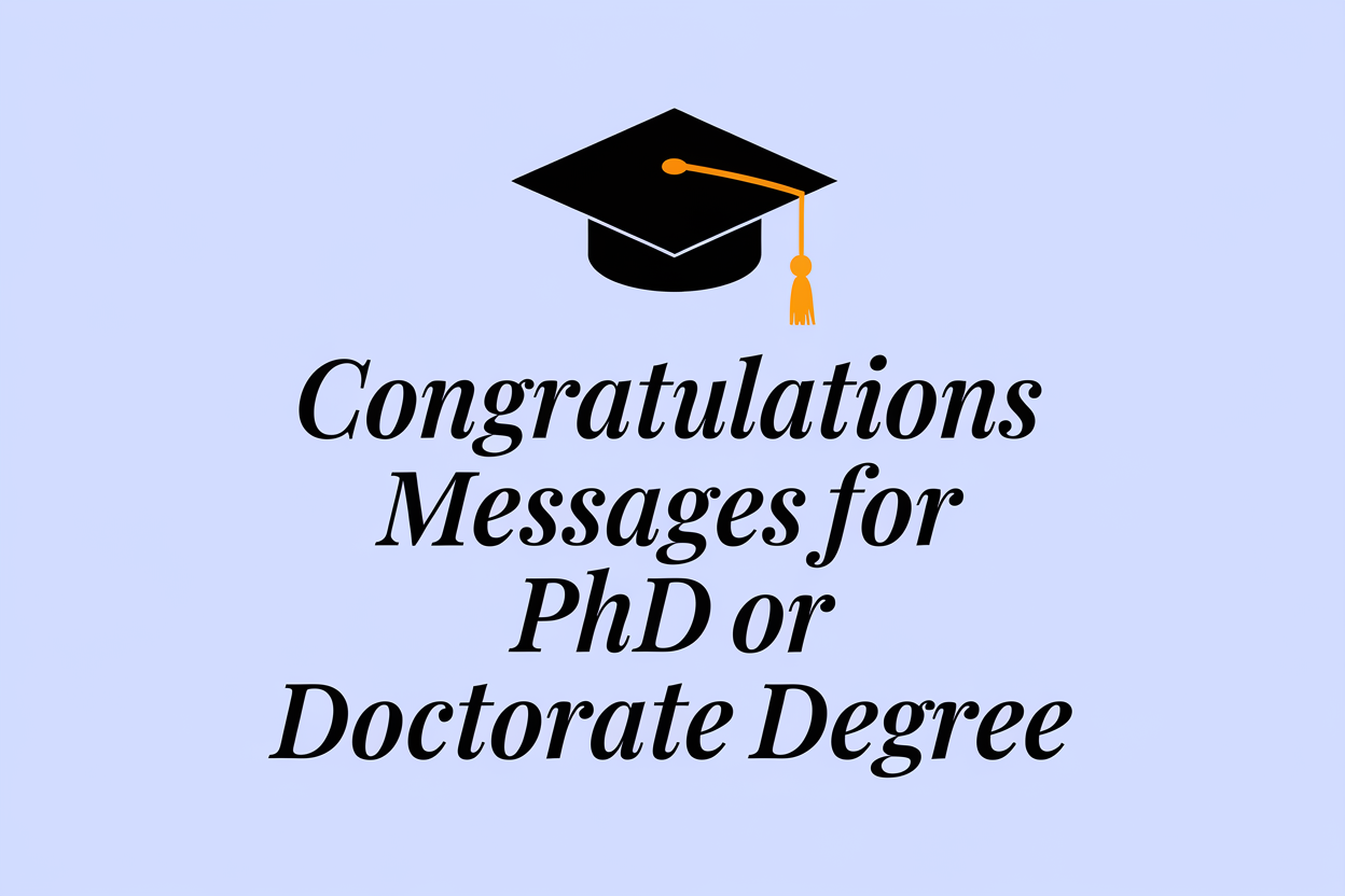 80+ Congratulations Messages for PhD or Doctorate Degree - Attraction Diary