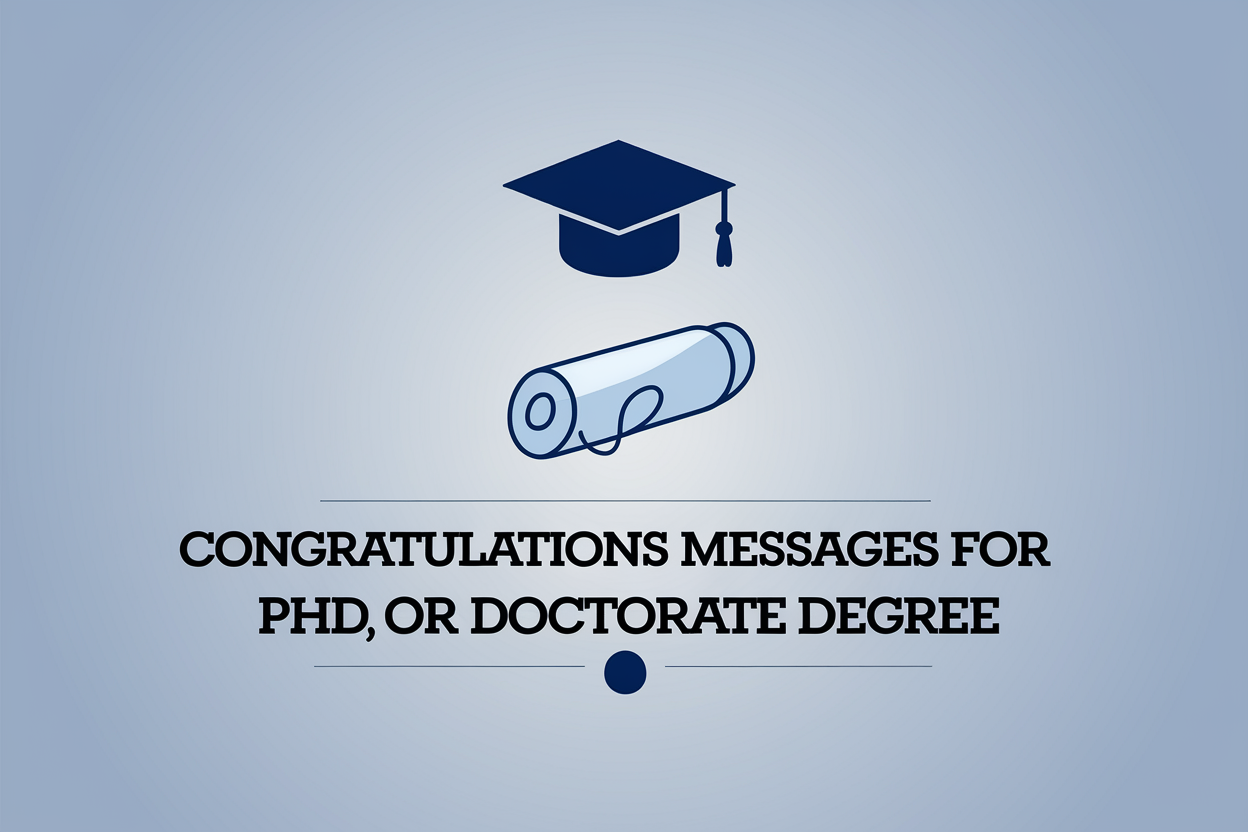 80+ Congratulations Messages for PhD or Doctorate Degree - Attraction Diary