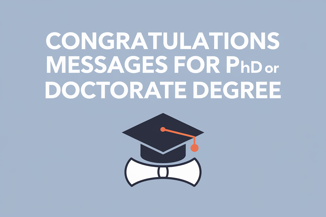 80+ Congratulations Messages for PhD or Doctorate Degree - Attraction Diary