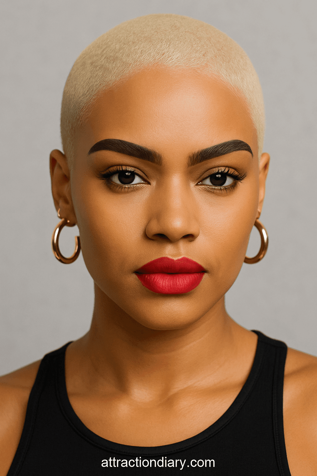 15 Best Bald Hairstyles For Black Women - Attraction Diary