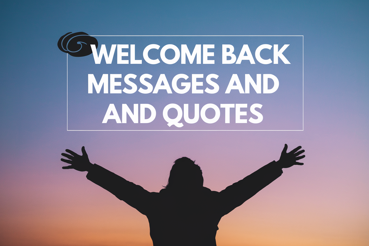 80+ Welcome Back Messages and Quotes - Attraction Diary