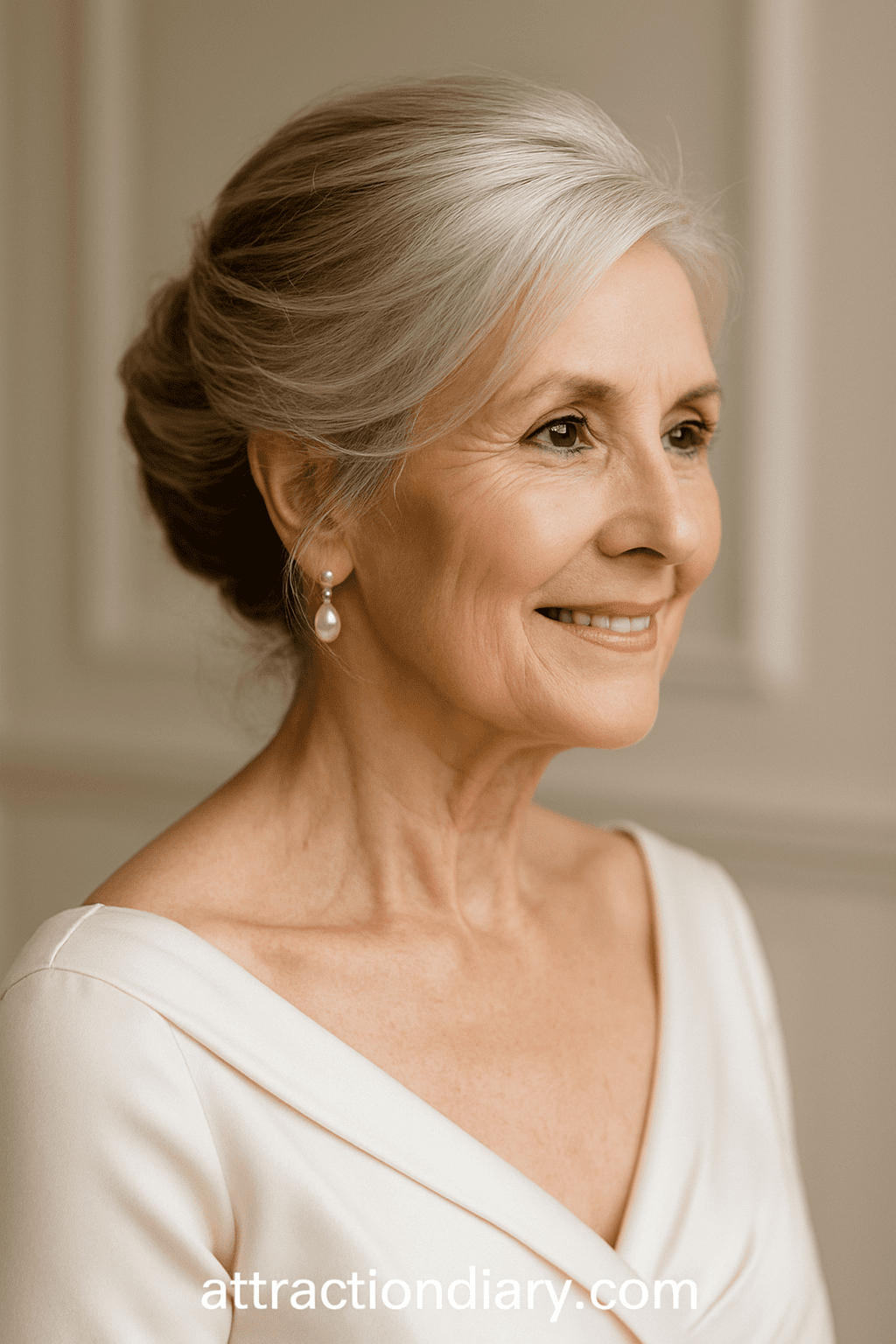 18 Graceful Wedding Hairstyles for Older Women - Attraction Diary