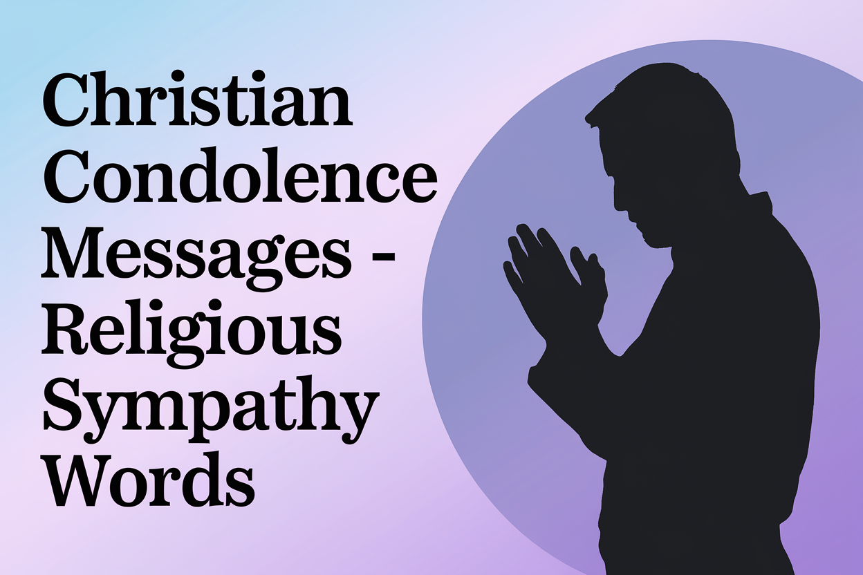 100 Christian Condolence Messages – Religious Sympathy Words - Attraction Diary