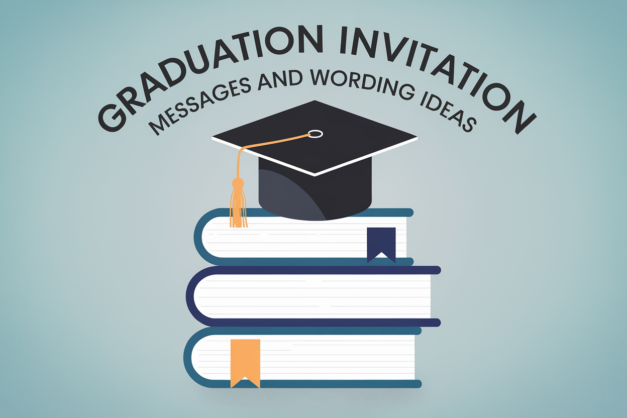 100 Graduation Invitation Messages And Wording Ideas - Attraction Diary