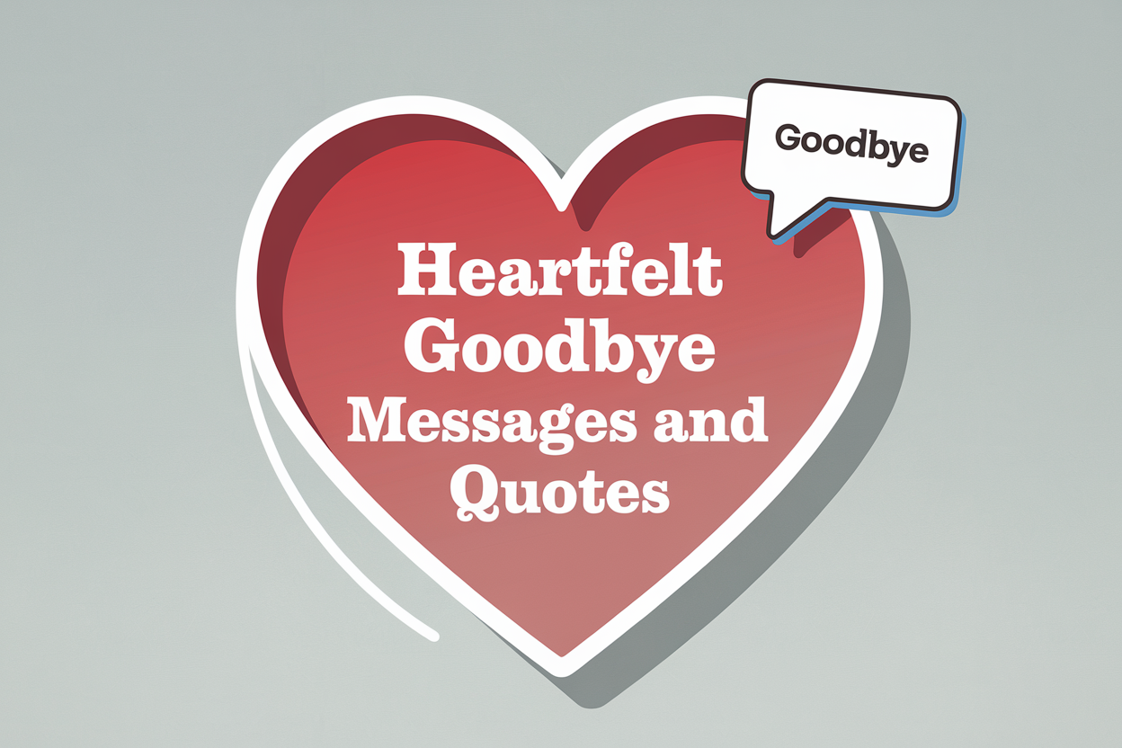 100 Heartfelt Goodbye Messages and Quotes - Attraction Diary
