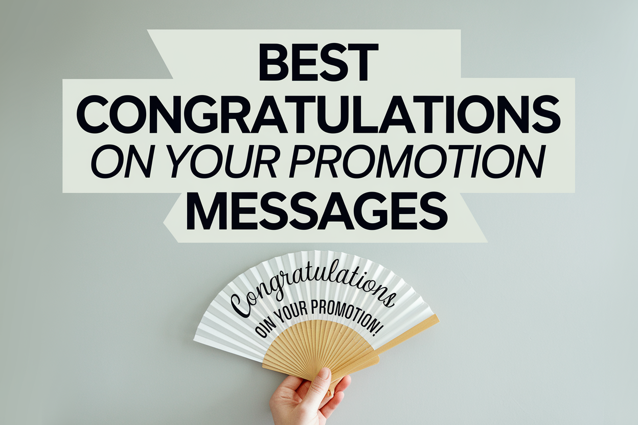 100 Best Congratulations On Your Promotion Messages - Attraction Diary