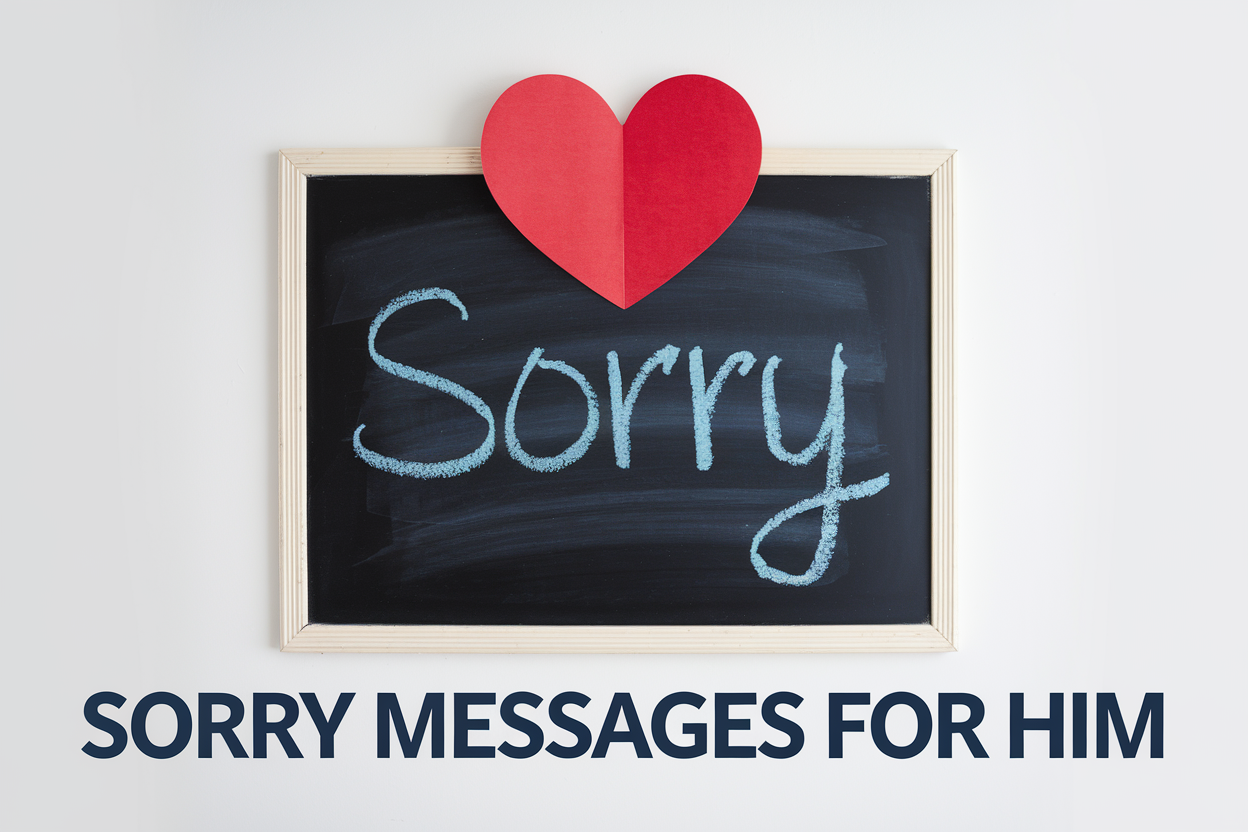 100 Romantic Sorry Messages And Notes For Him - Attraction Diary