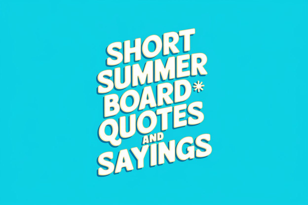 Short Summer Letter Board Quotes and Sayings - Attraction Diary