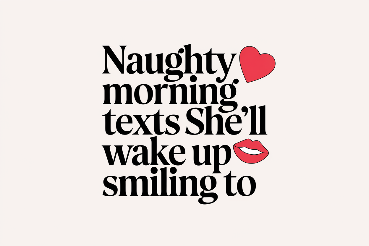 100+ Naughty Good Morning Texts She’ll Wake Up Smiling To - Attraction ...