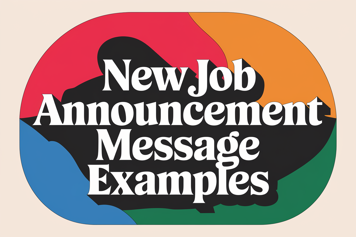 100 New Job Announcement Message Examples - Attraction Diary