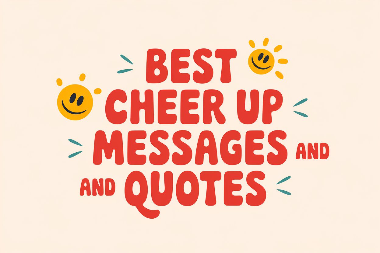 100+ Best Cheer Up Messages and Quotes - Attraction Diary