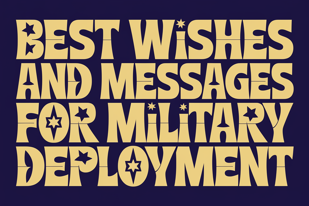 100+ Best Wishes and Messages for Military Deployment - Attraction Diary
