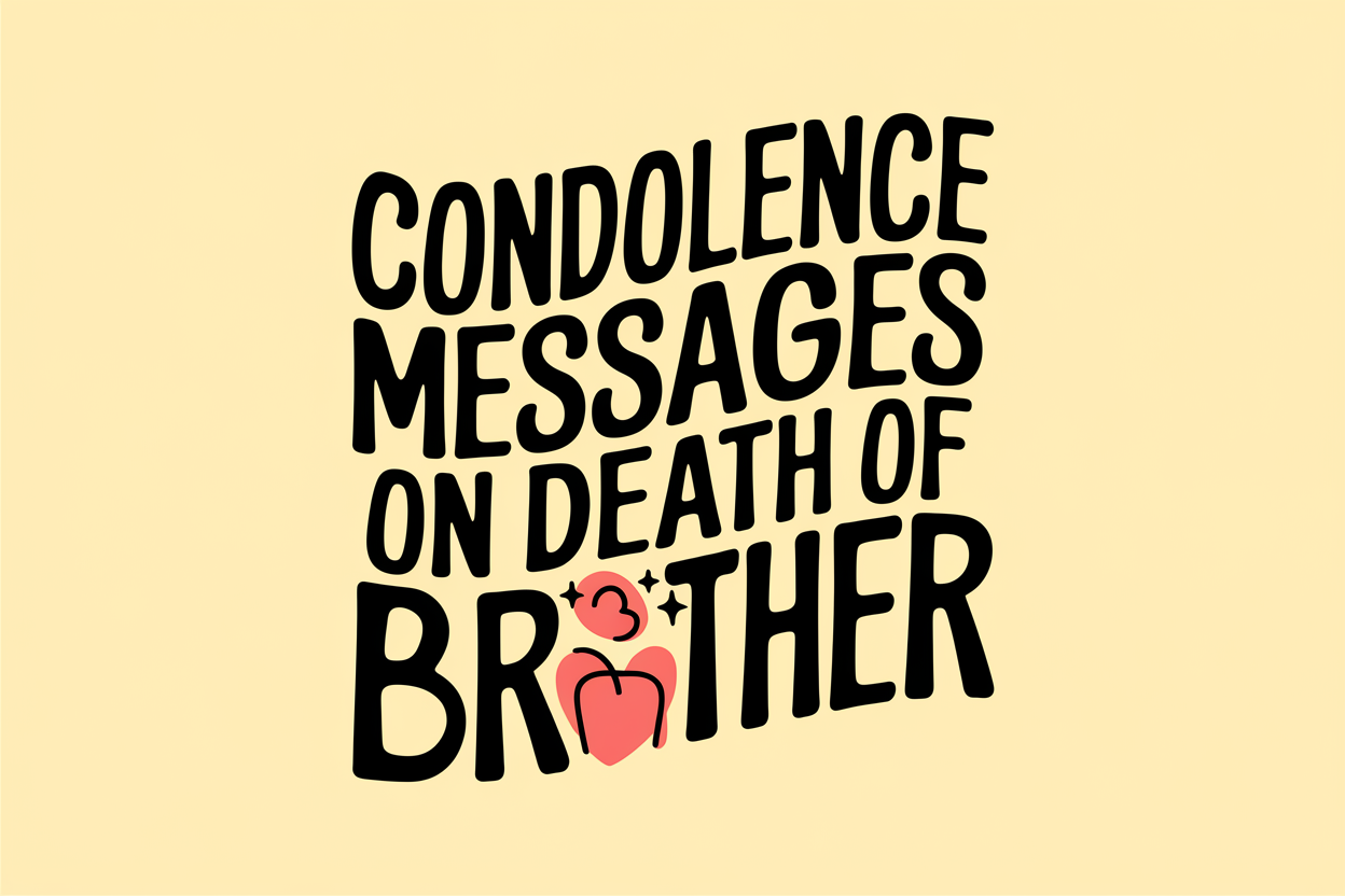 100 Condolence Messages on Death of Brother - Attraction Diary