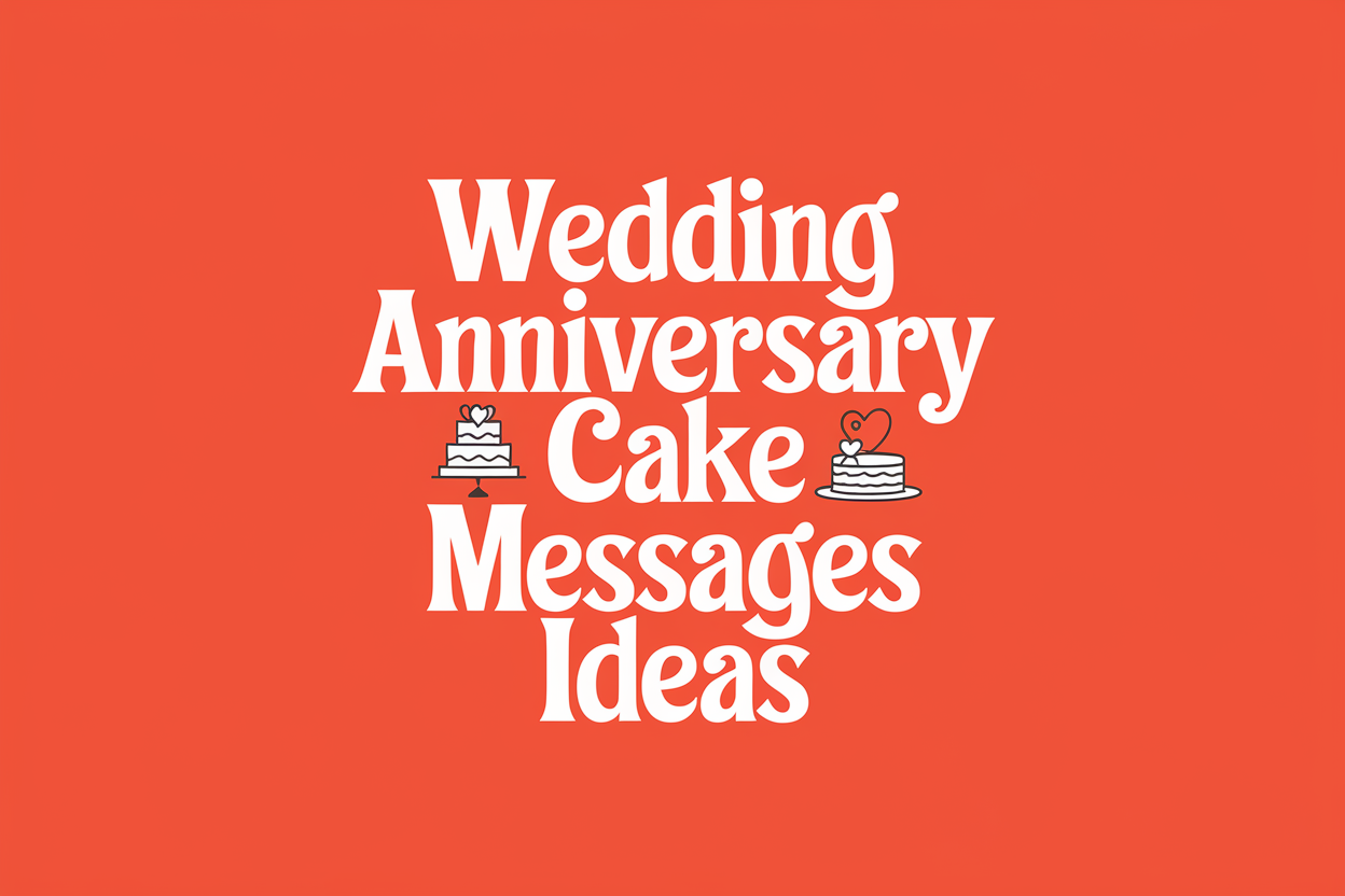 200 Wedding Anniversary Cake Messages Ideas - Attraction Diary