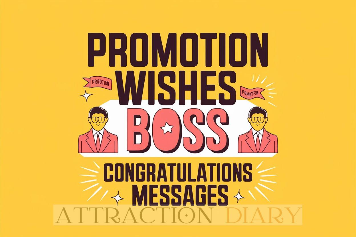 100+ Promotion Wishes For Boss – Congratulations Messages - Attraction Diary