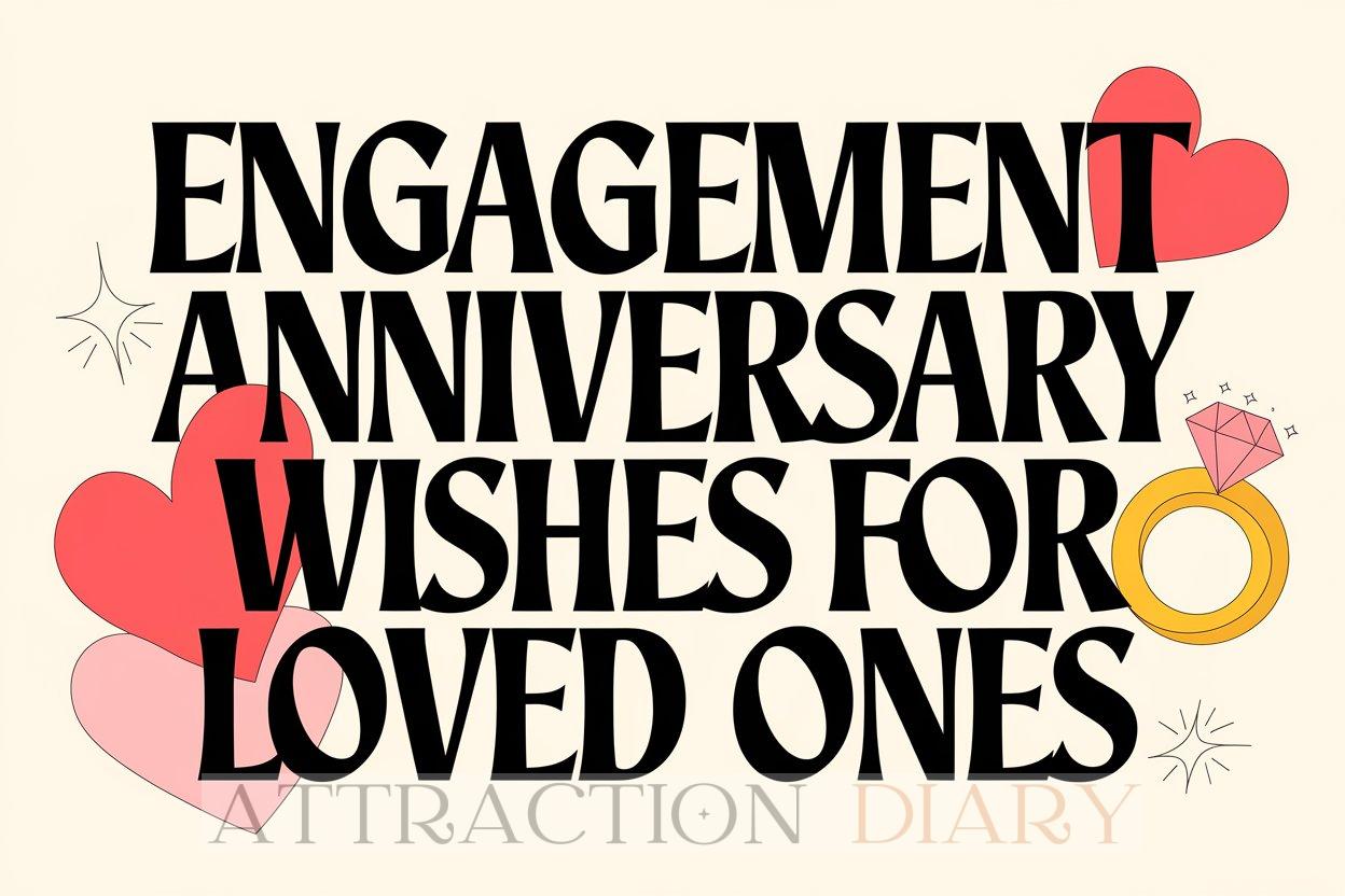 100+ Best Engagement Anniversary Wishes for Loved Ones - Attraction Diary