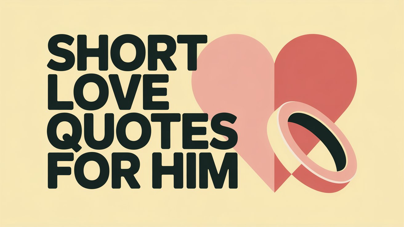 100+ Short Love Quotes for Him That’ll Make His Day - Attraction Diary
