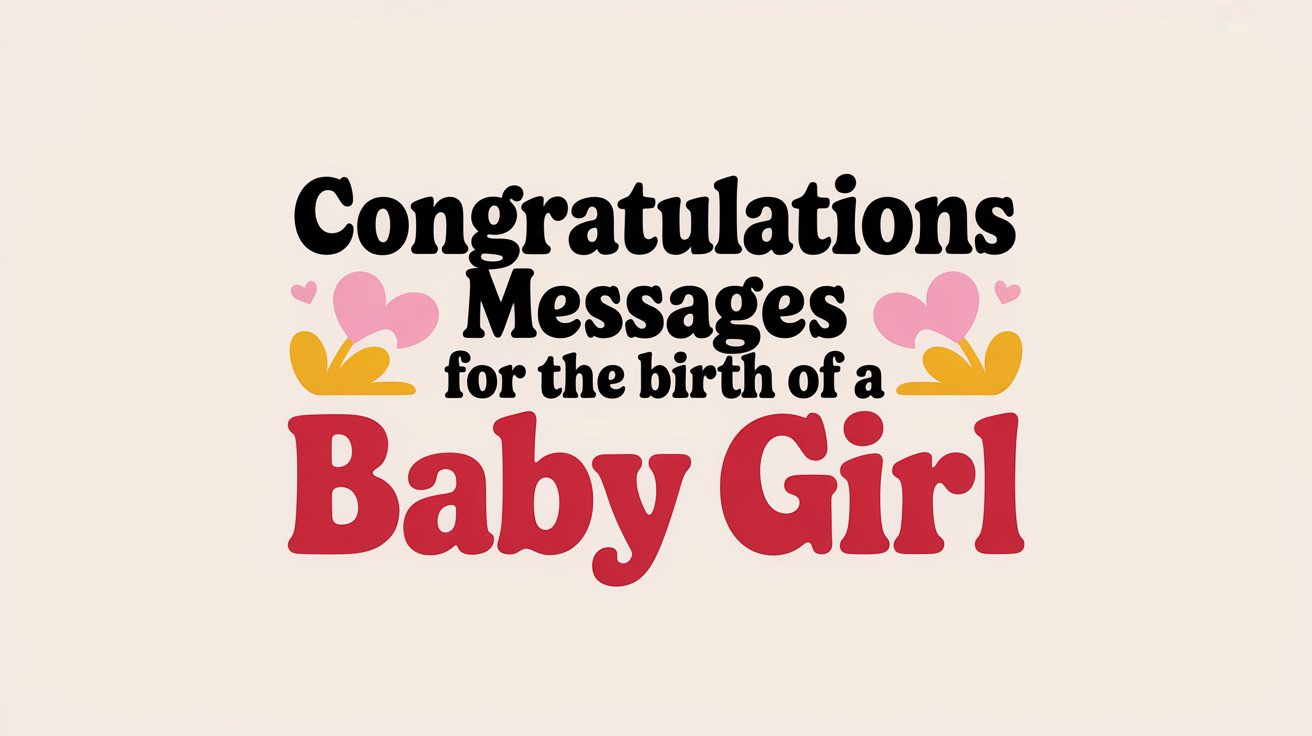 150 Congratulations Messages for the Birth of a Baby Girl - Attraction ...