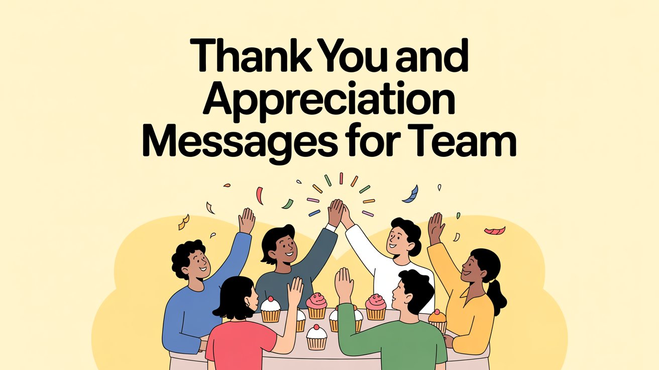100+ Thank You and Appreciation Messages for Team - Attraction Diary