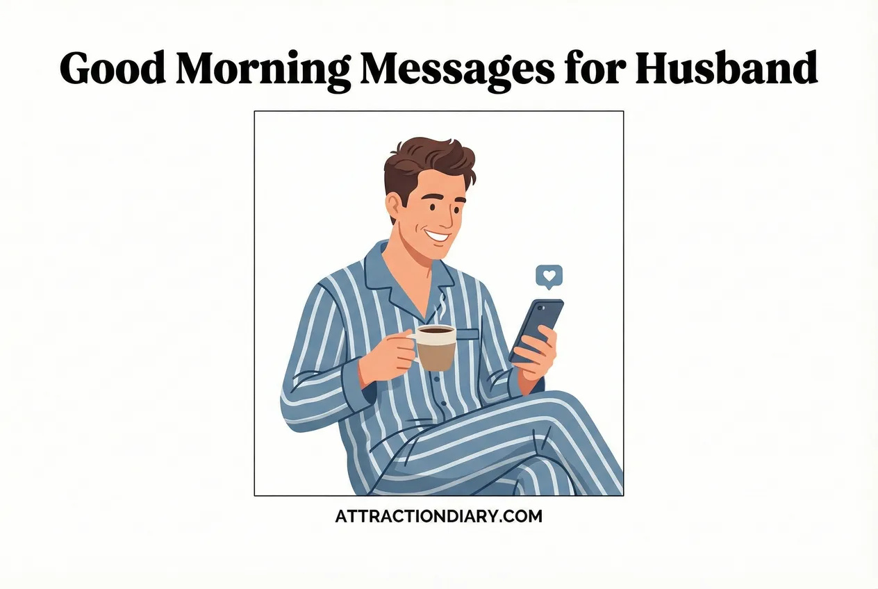 120+ Good Morning Messages for Husband - Attraction Diary